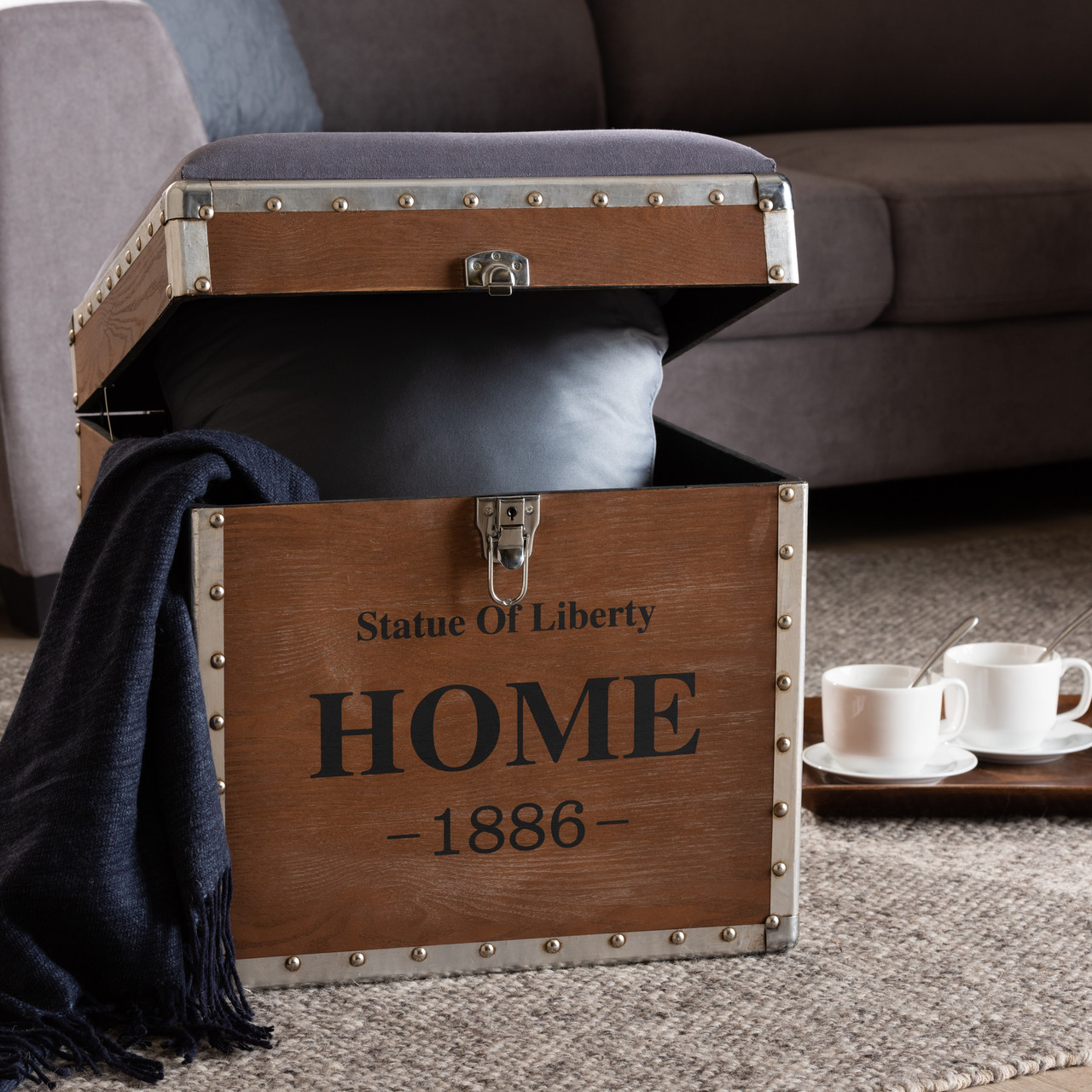 Industrial ottoman store