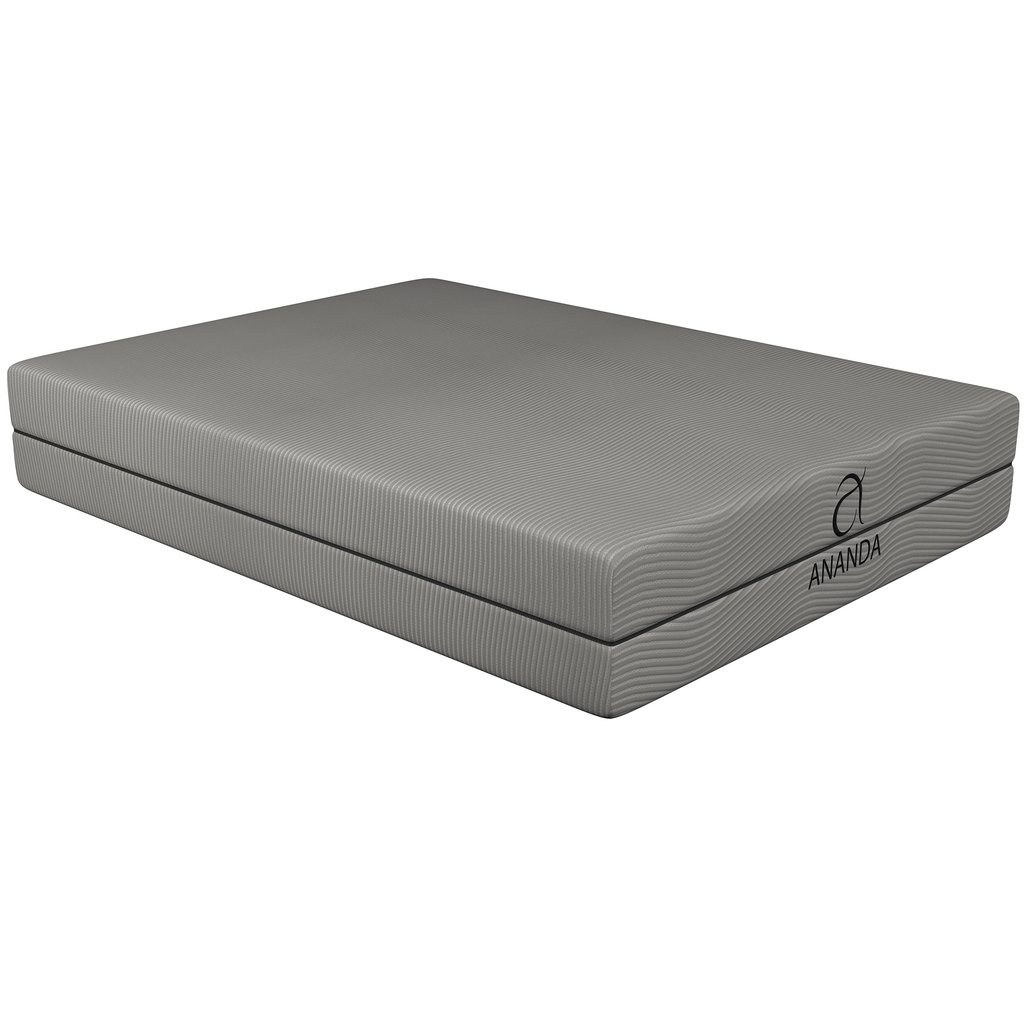 Ananda 14" Pearl and Gel Infused Memory Foam Plush Mattress - DealBeds.com
