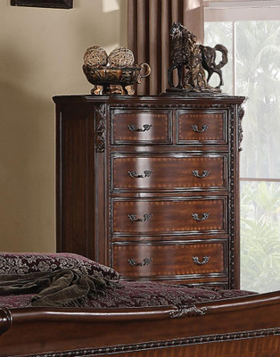Coaster Phoenix Contemporary Chest in Cappuccino - DealBeds.com