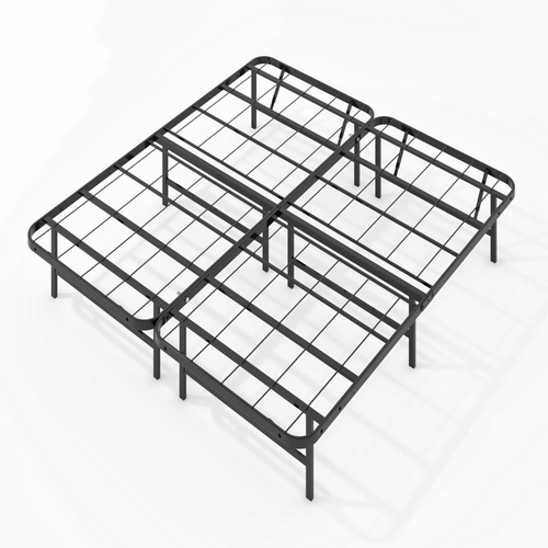 iDealBed Essentials Steel Platform Bed Frame - Box Spring and Bed Frame ...
