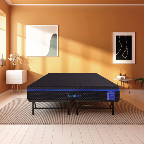 iDealBed Essentials Steel Platform Bed Frame - Box Spring and Bed Frame ...
