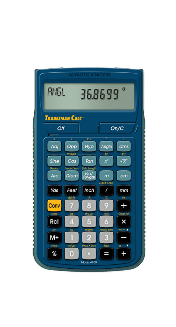 Calculated Industries 4400 Tradesman Calculator