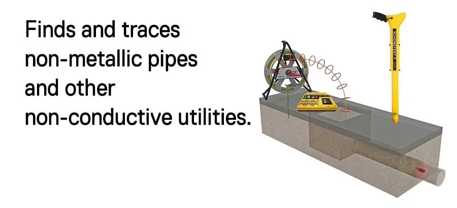 Schonstedt FlexiTrace™ Conductive Rod with a Sonde