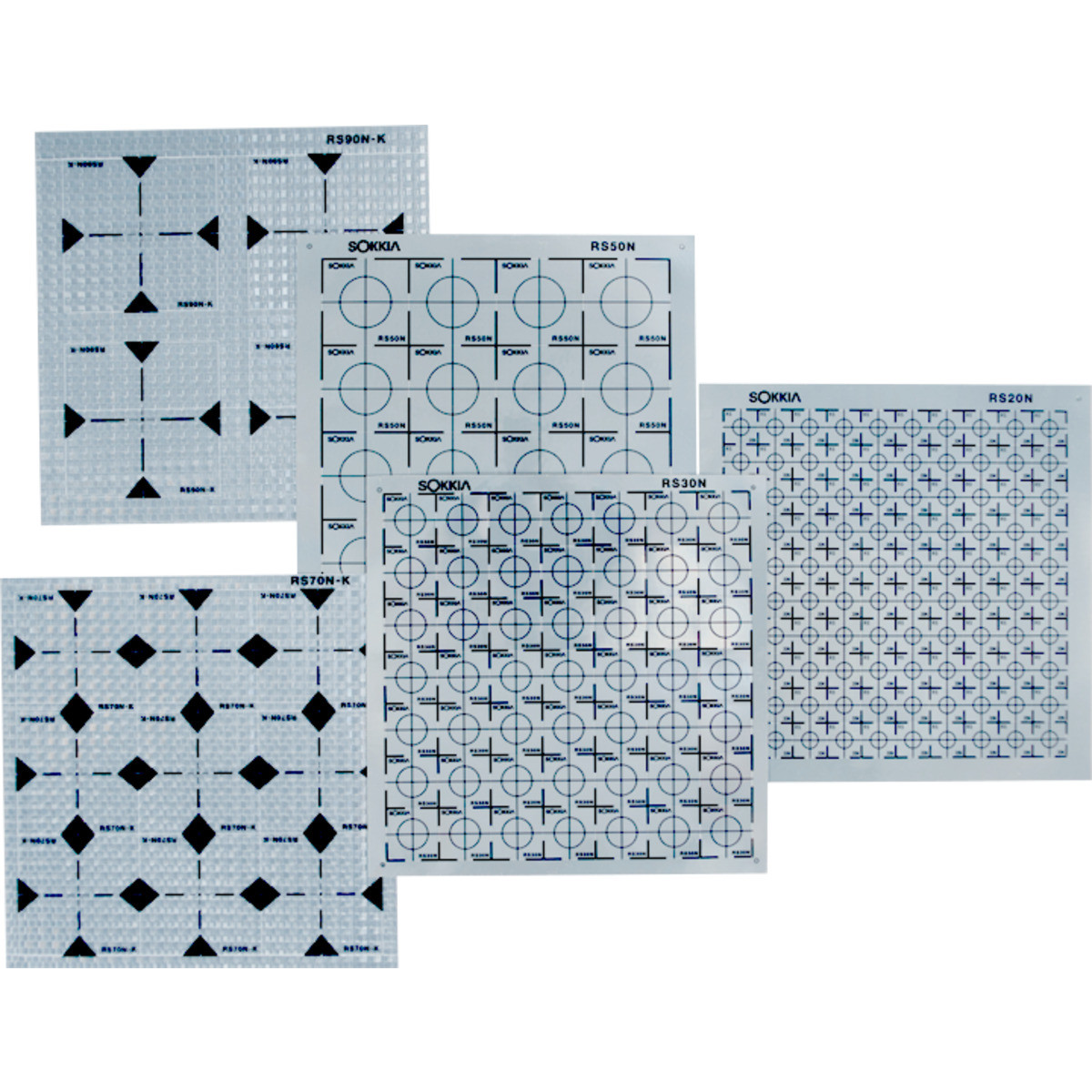 Sokkia Reflective Sheet Targets, Adhesive-Back