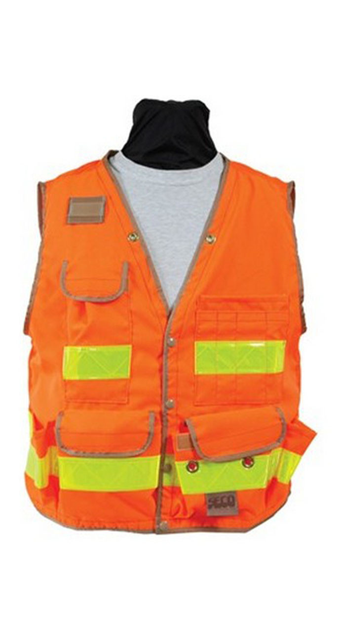 SECO 8265 Class 2 Safety Utility Vest | Land Surveyor Vest