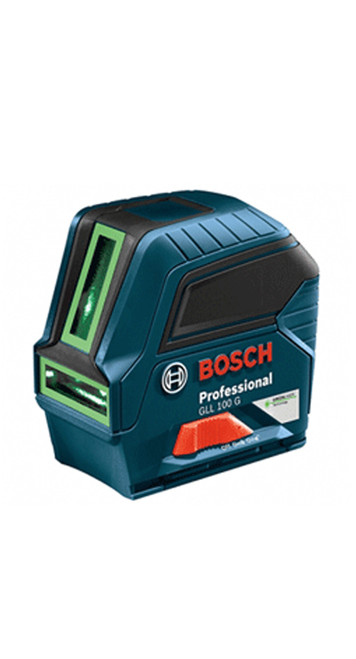 Bosch GLL 100 G Green Beam Self Leveling Cross Line Laser