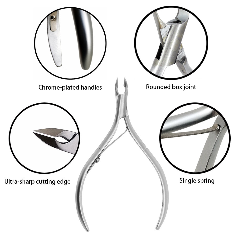 Rui Smiths Cuticle Nippers, Professional, Stainless Steel, Spanish ...
