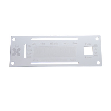 Kenworth Stainless A/C Control Plate W/ Opening-United Pacific-48202 ...