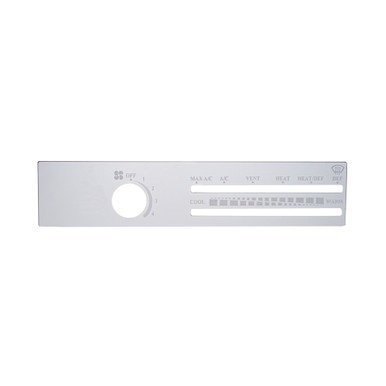 Freightliner Stainless A/C Control Plate-United Pacific-48301 - Chrome ...