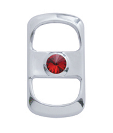 Rocker Switch Trim For Peterbilt/ Kenworth w/ Clear Diamond (Card of 3 ...