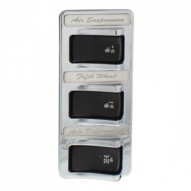 Chrome Rocker Switch Cover For 2013-2019 Peterbilt 579 & 2014-2018 567 ...