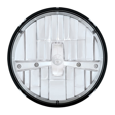 5 High Power LED 7" Dual Function Headlight - Chrome - Chrome World Trucks