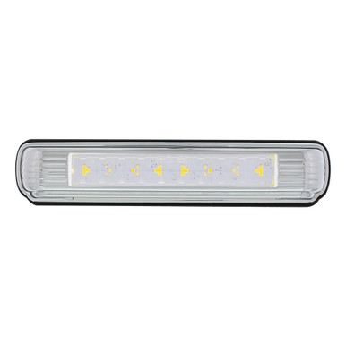 Chrome License Plate Light With White LED Backup Light - White LED ...
