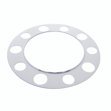 Chrome Beauty Ring For 1 1/2" Lug Nut - Steel Wheel - Chrome World Trucks