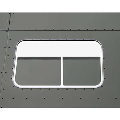 Peterbilt 70" Sleeper Side Window - 5 Inch Chopped Look Top with ...