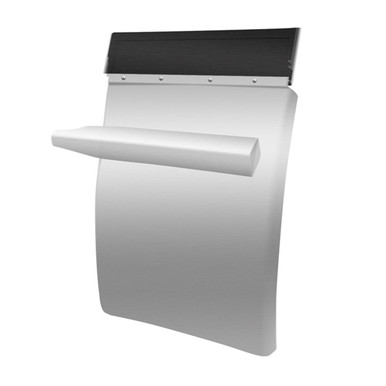 34" LONG STAINLESS STEEL QUARTER FENDER KIT WITH ROLLED EDGE - Chrome ...