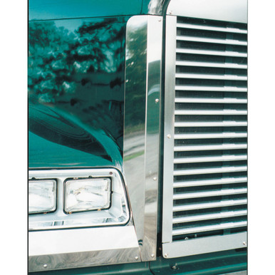 FTL. FLD120 GRILL DEFLECTOR - Chrome World Trucks