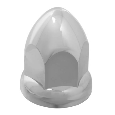 BULLET PUSH-ON NUT COVER WITH FLANGE FOR MULTI PURPOSE - Chrome World ...