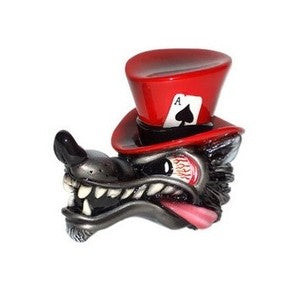 EL TORO WHITE BULL SHIFT KNOB WITH RED EYES