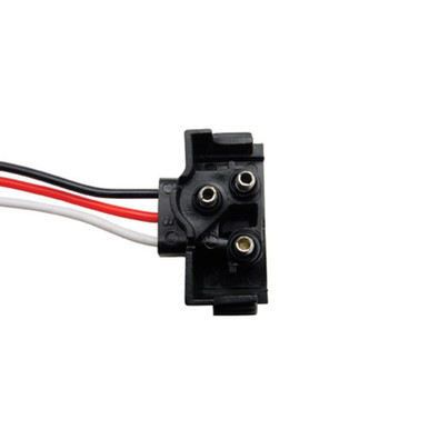 100 Count 3-Prong Male Right Angle Bullet Plugs Wire Harness Roll - 100 ...