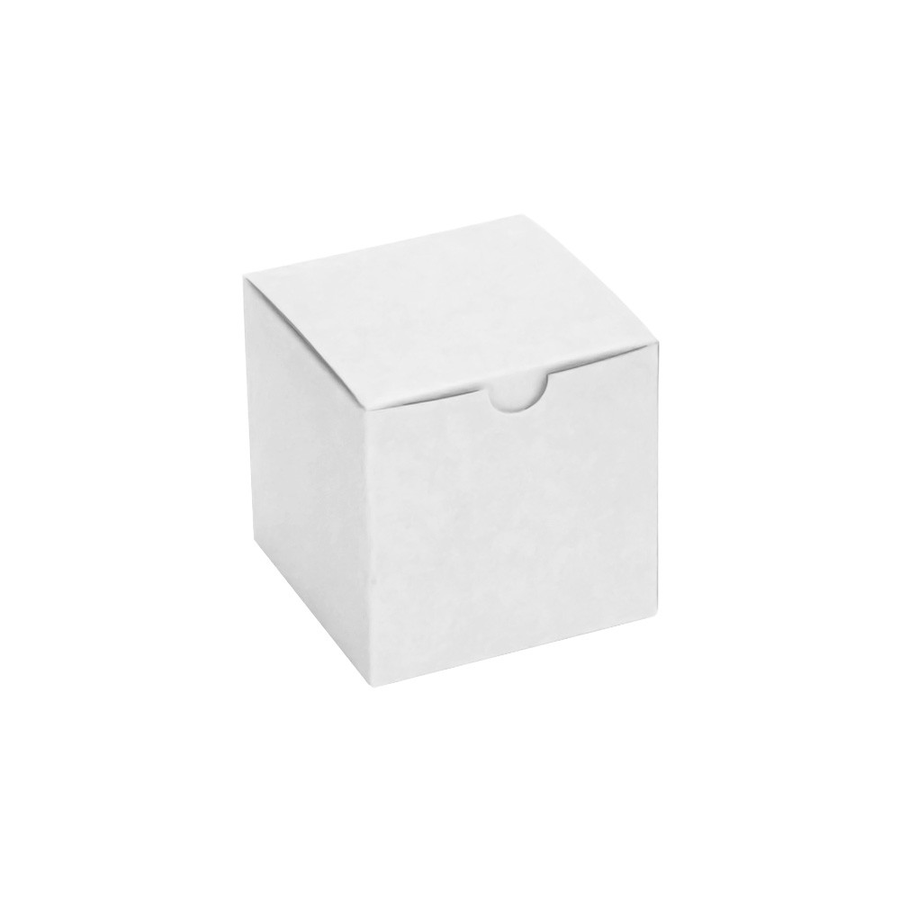 #44 White Pop N' Lock Giftware Box - 4"x4"x4" - Retail Supplies by WR ...