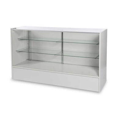 60" White Economy Full Vision Showcase - Retail Supplies by WR Display ...