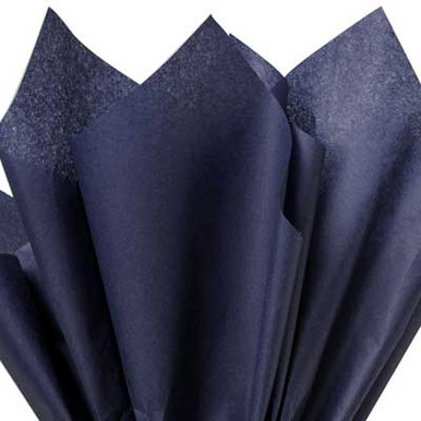 Navy Blue Premium Colored Tissue Paper 20” x 30” - Retail Supplies by ...