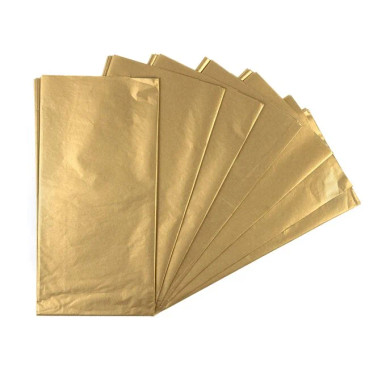 Premium Metallic Gold Tissue Paper 20” x 30” - Retail Supplies by WR ...