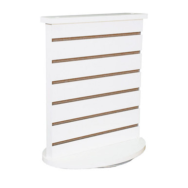Slatwall Countertop Spinner- White - Retail Supplies by WR Display ...