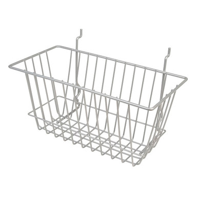 Silver BSK17 Universal All Purpose Basket 12"w x 6"d x 6"h - Retail ...