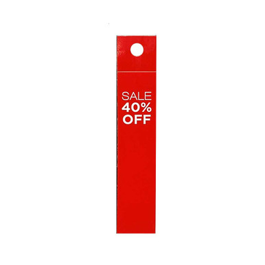 40% off Hanger Flags 4" x 1" - Retail Supplies by WR Display & Packaging