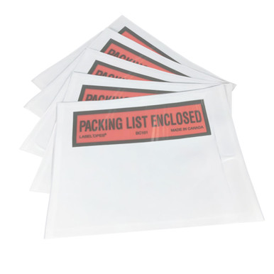 Packing Slip Envelopes - 4" x 5" - Backload - Bilingual - Retail ...