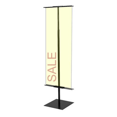 Adjustable Banner Stand - Retail Supplies by WR Display & Packaging