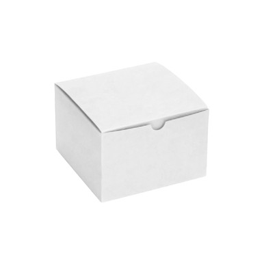 #64 White Pop N' Lock Giftware Box - 6"x6"x4" - Retail Supplies by WR ...