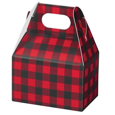 Buffalo Check Mini Gable Boxes - 4"w x 2-1/2"h x 2-1/2"d - Retail ...