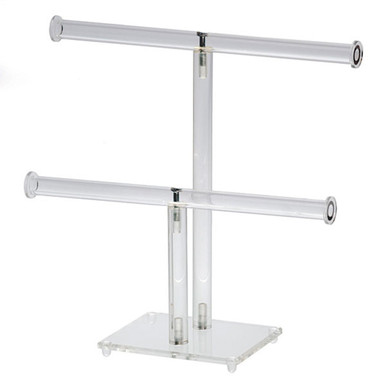 Double Necklace and Bracelet T-Bar Display 10" x 9 3/4" - Retail ...