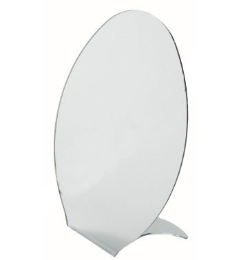 MLC12 Oval Acrylic Counter Mirror - 8-3/8" x 12-3/4" - Retail Supplies ...