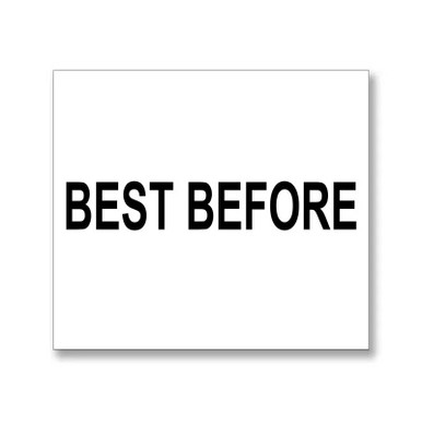 White Permanent "BEST BEFORE" Labels for Monarch(R) 1136 Label Gun ...