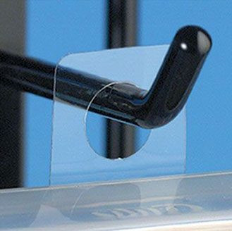 Round Hook Hanging Repair Tab - Retail Supplies by WR Display & Packaging