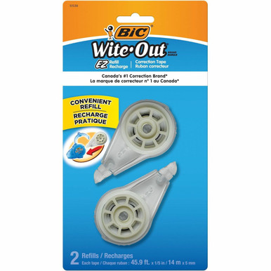 Bic White-Out Brand Ez Correction Tape- - Retail Supplies by WR Display ...