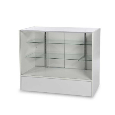 48" White Economy Full Vision Showcase - Retail Supplies by WR Display ...