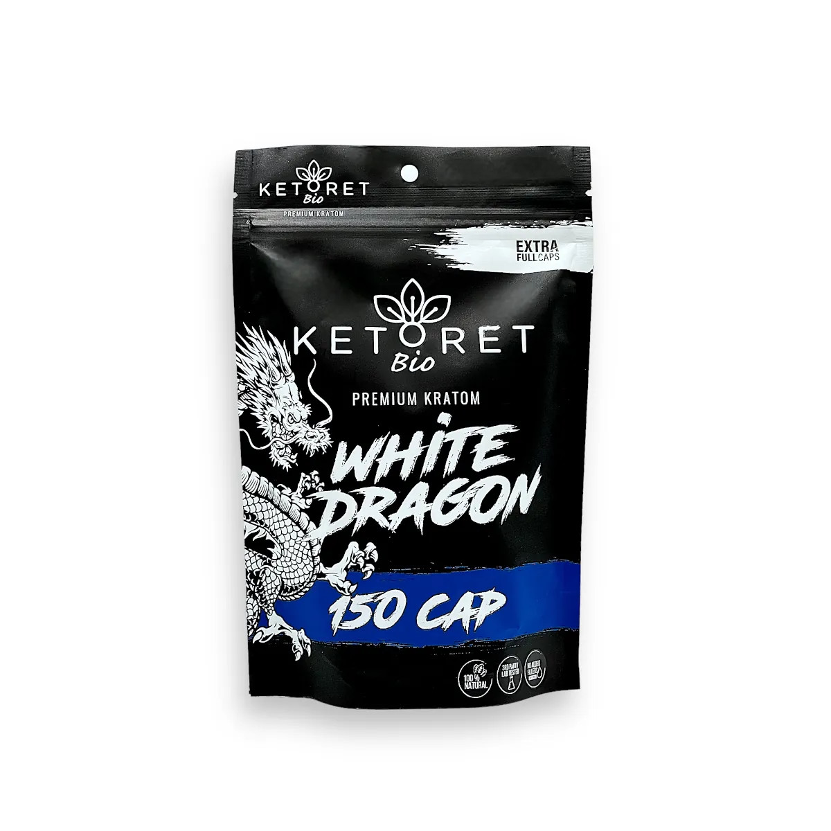 Ketoret Bio Premium Kratom Extra Full Capsules White Dragon – Energize ...