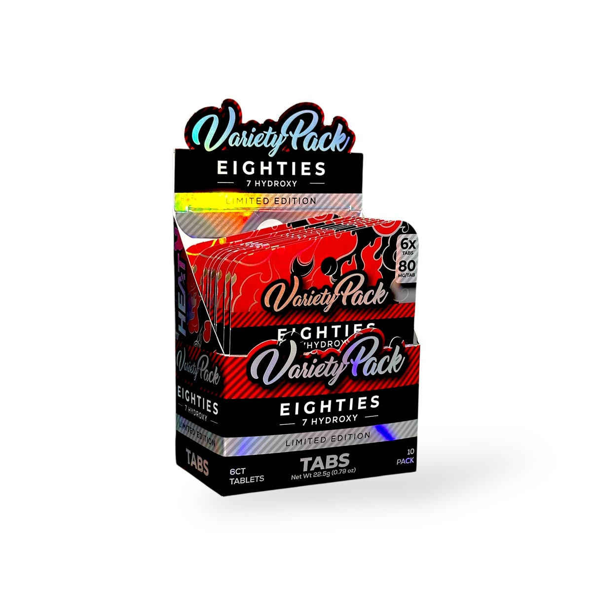 Straight Heat Eighties 7-Hydroxy Chewable Tablets Variety Pack 80mg Per ...