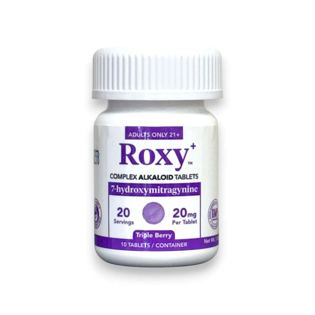 Roxy Complex Alkaloid 7-hydroxymitragynine Tablets Triple Berry 20mg
