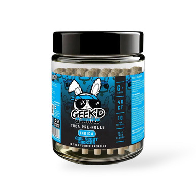 Geek'd G-Units THCA 1g Pre Rolls Indica Girl Scout Cookies 40ct ...
