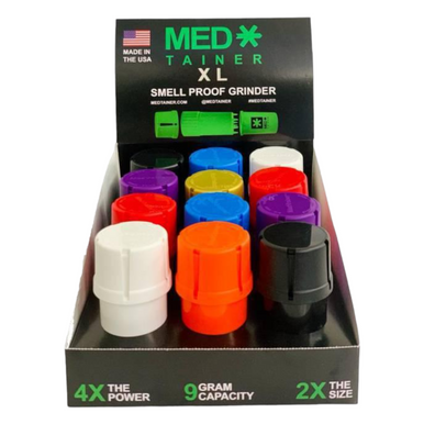 Med Tainer XL | 9 Gram Capacity - Grinder + Storage Container