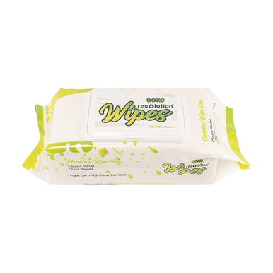 Ooze Resolution Cleaning Wipes: 100ct