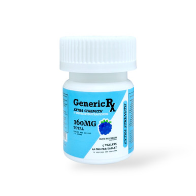 Generic RX 7-Hydroxymitragynine Chewable Tablets Blue Raspberry 40mg ...