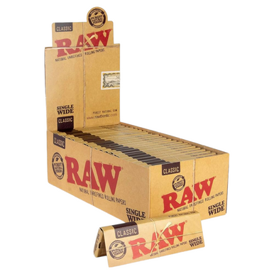 RAW Classic Single Wide Rolling Paper Pack
