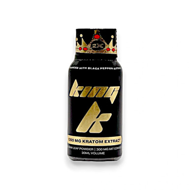 King K Kratom Extract Shot 2X Gold 1000mg 30ml